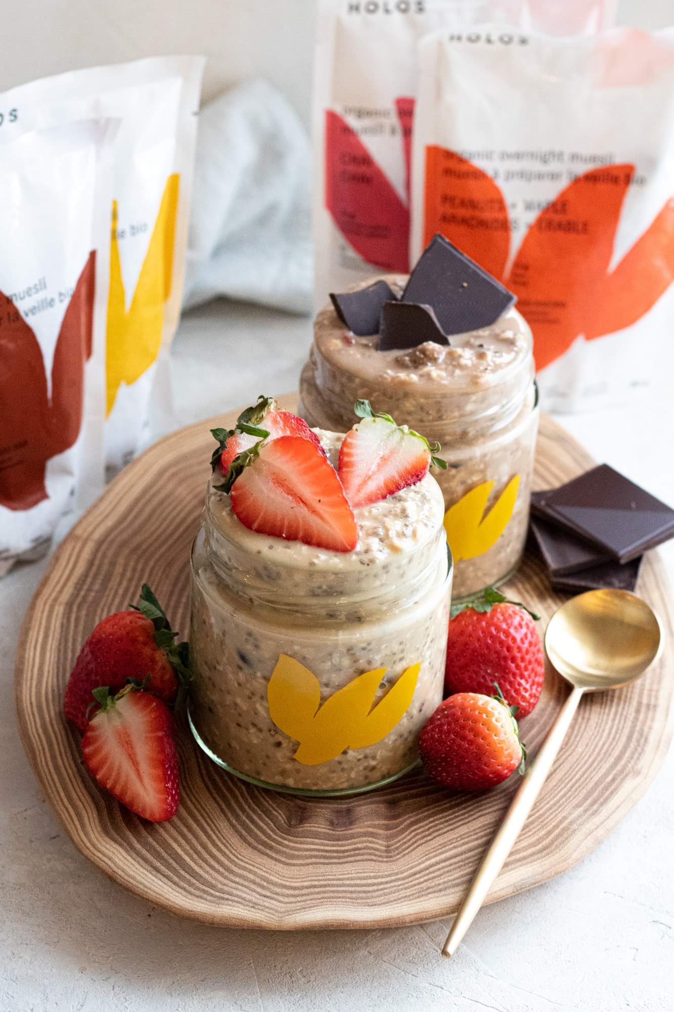 HOLOS overnight oats for a nutritional, protein-packed breakfast ...