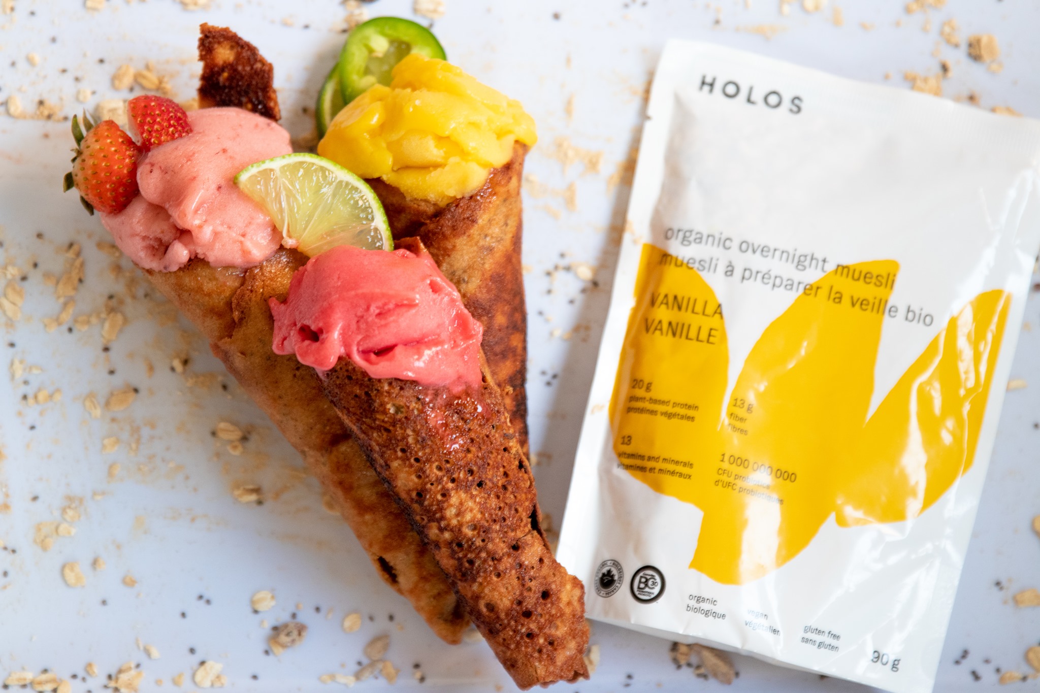 HOLOS overnight oats for a nutritional, protein-packed breakfast ...