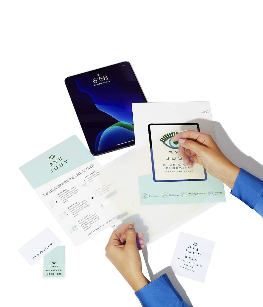 EYEJUST medically approved blue light blocking screen protectors | YAYUSA
