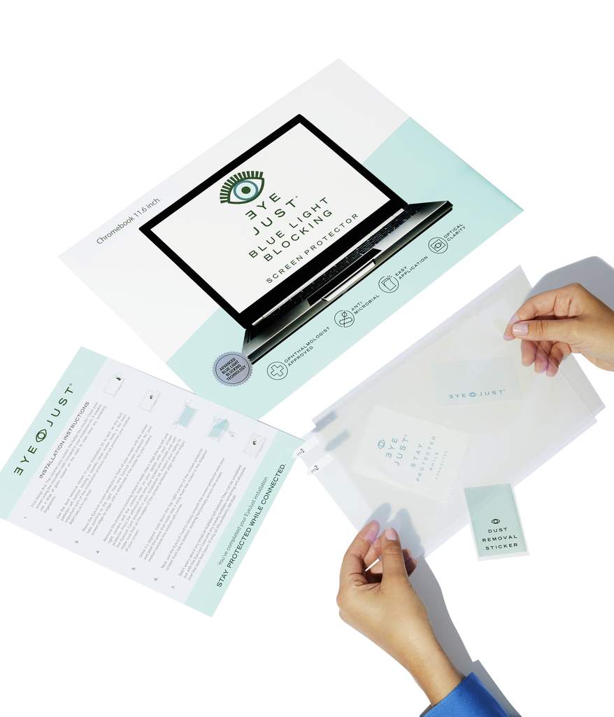 EYEJUST medically approved blue light blocking screen protectors | YAYUSA