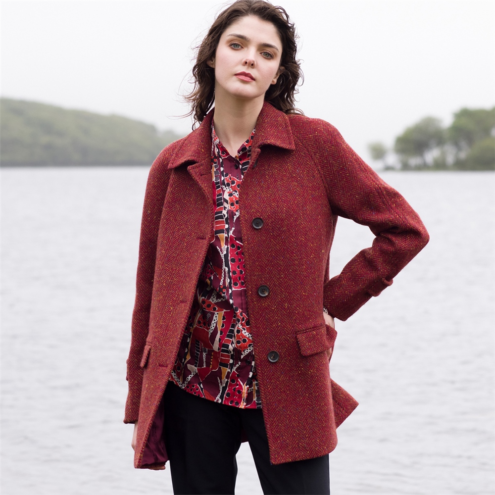 Luxury Donegal tweed jackets and coats for men and women, handwoven by ...