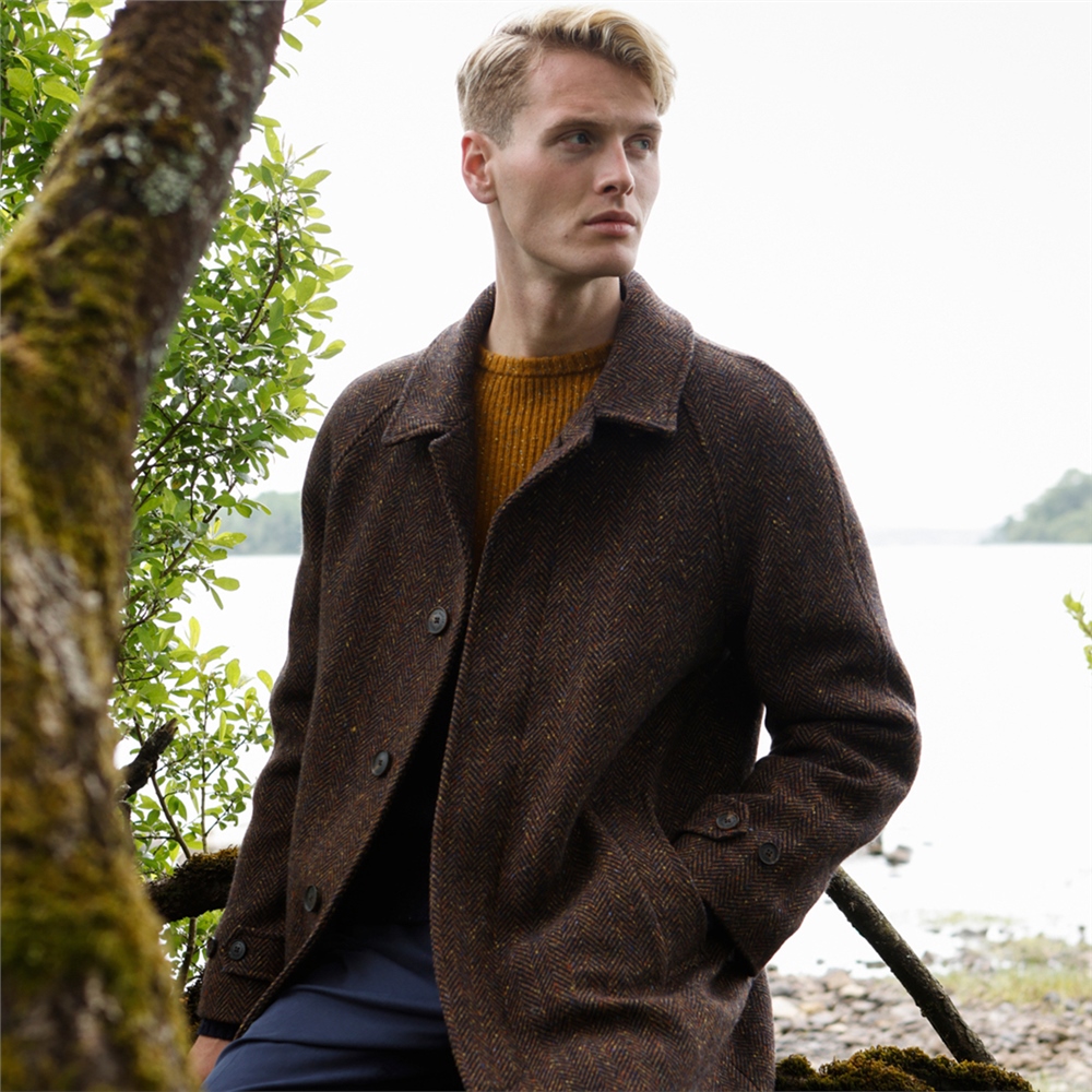 Luxury Donegal tweed jackets and coats for men and women, handwoven by ...